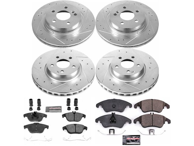 Front and Rear Brake Pad and Rotor Kit - Compatible with 2010 - 2014 ...