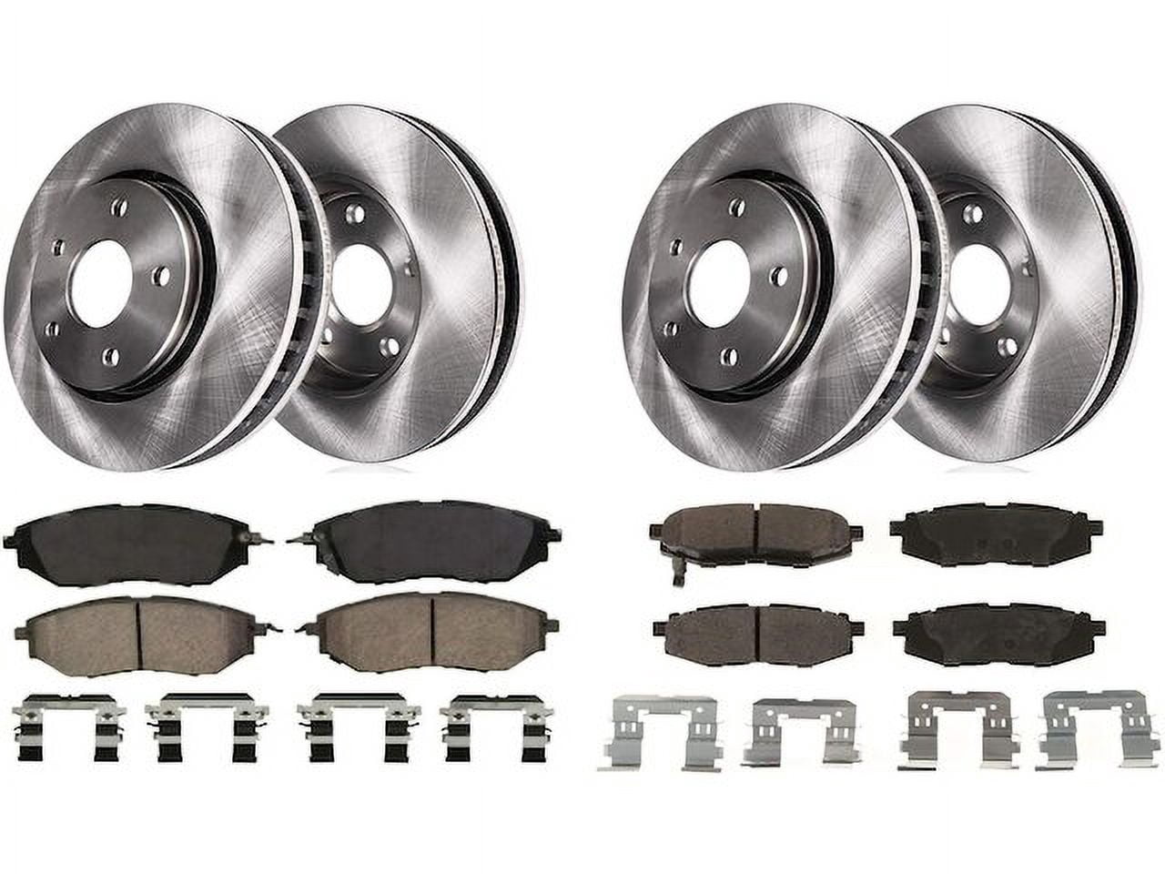 Front and Rear Brake Pad and Rotor Kit - Compatible with 2010 - 2014 ...
