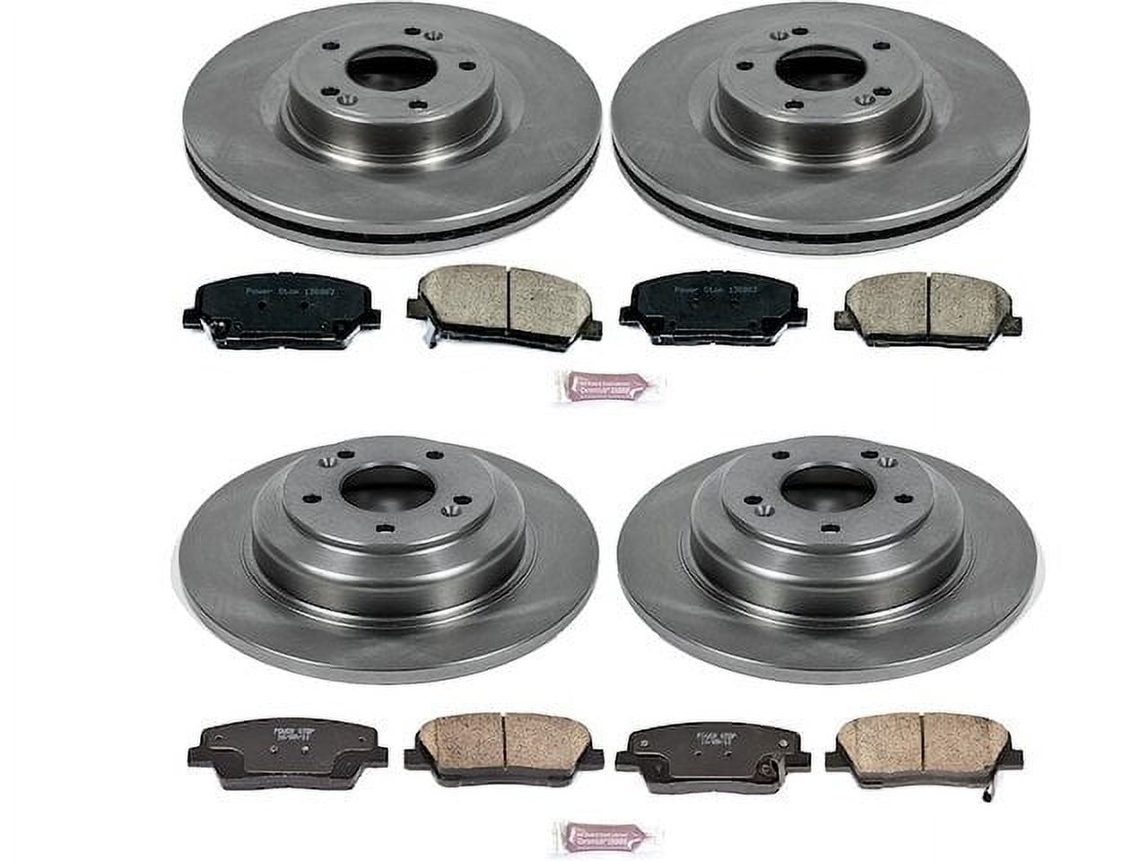 Front and Rear Brake Pad and Rotor Kit - Compatible with 2010 - 2016 ...