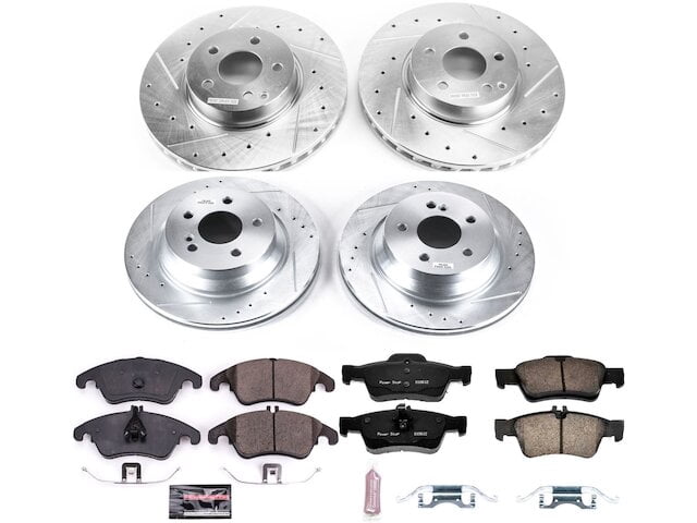 Front and Rear Brake Pad and Rotor Kit - Compatible with 2010 - 2016 ...