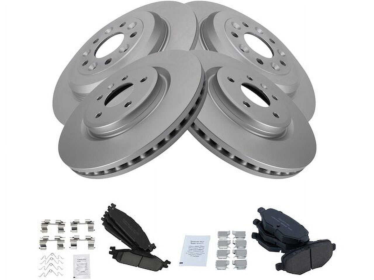 Front and Rear Brake Pad and Rotor Kit - Compatible with 2011 - 2019 ...