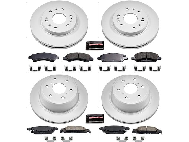 Front and Rear Brake Pad and Rotor Kit - Compatible with 2015 - 2020 ...