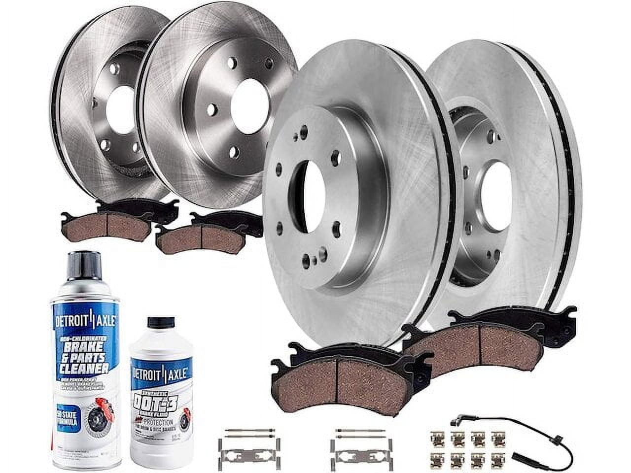 Front and Rear Brake Pad and Rotor Kit - Compatible with 2019 - 2022 ...