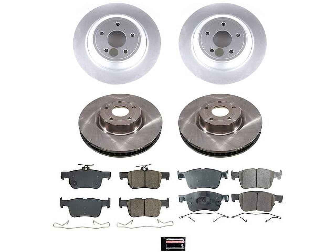Front and Rear Brake Pad and Rotor Kit - Compatible with 2020 - 2024 ...