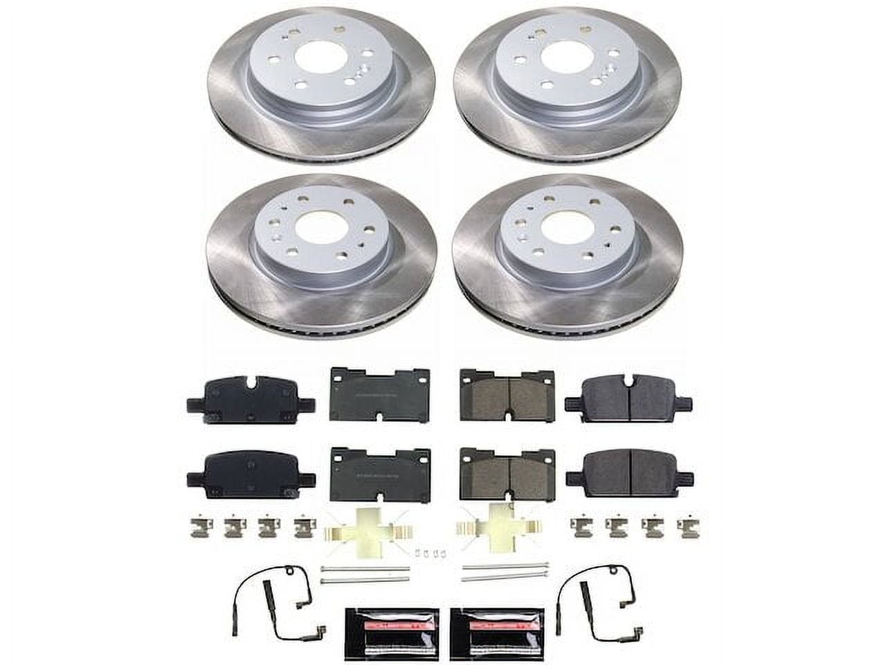 Front and Rear Brake Pad and Rotor Kit - Compatible with 2021 - 2024 ...