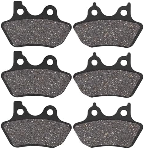 Front and Rear Brake Pads for Harley Davidson 2000-2007 Dyna Electra ...