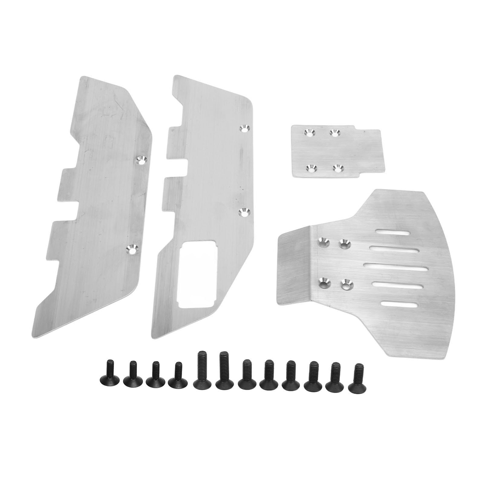 Front and Rear Chassis Armor Protector Stainless Steel Chassis Armor ...