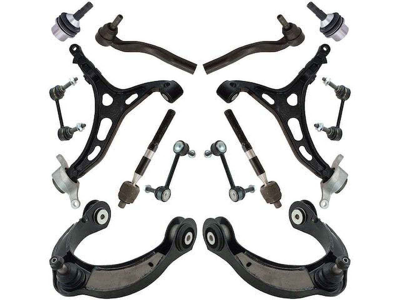 Front and Rear Control Arm Ball Joint Tie Rod End Kit 14 Piece ...