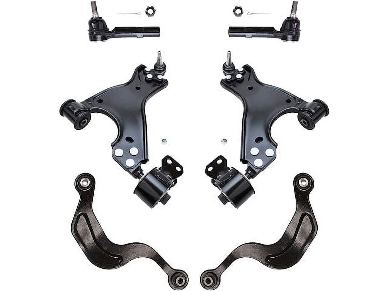 Front and Rear Control Arm and Tie Rod End Kit - Compatible with 2007 ...