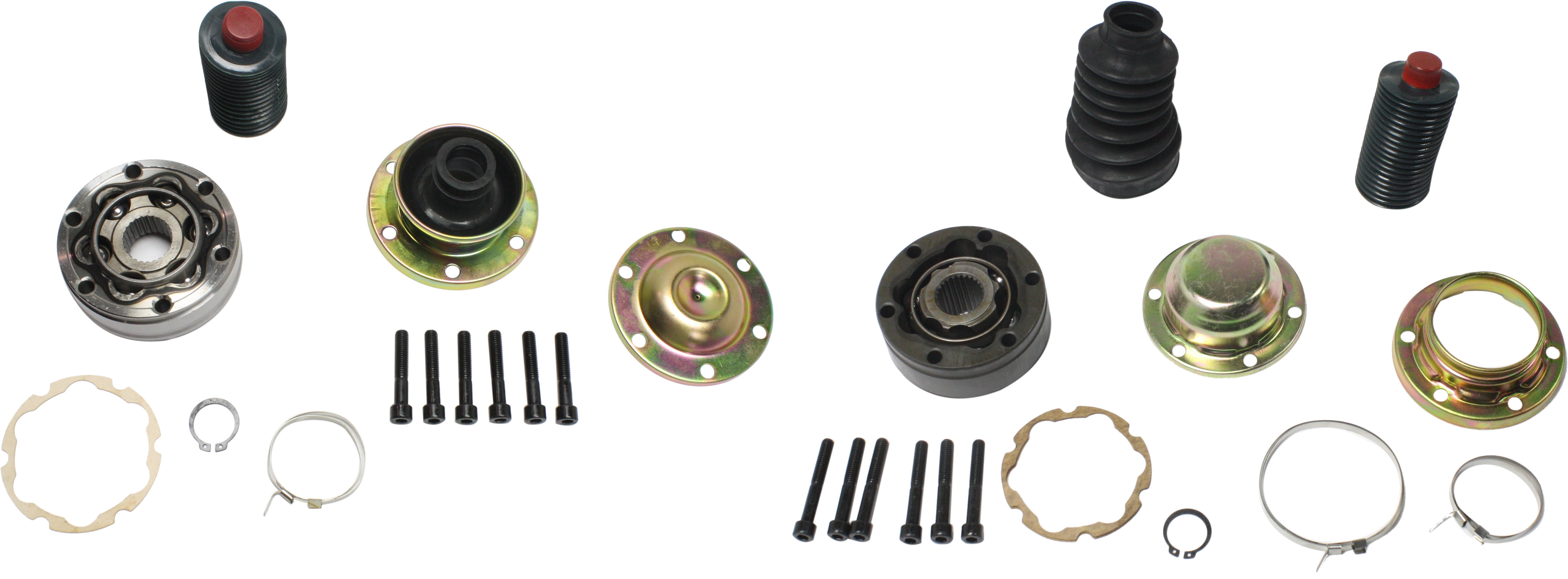 Front and Rear Driveshaft CV Joints Rear Driveshaft - CV At Transfer ...