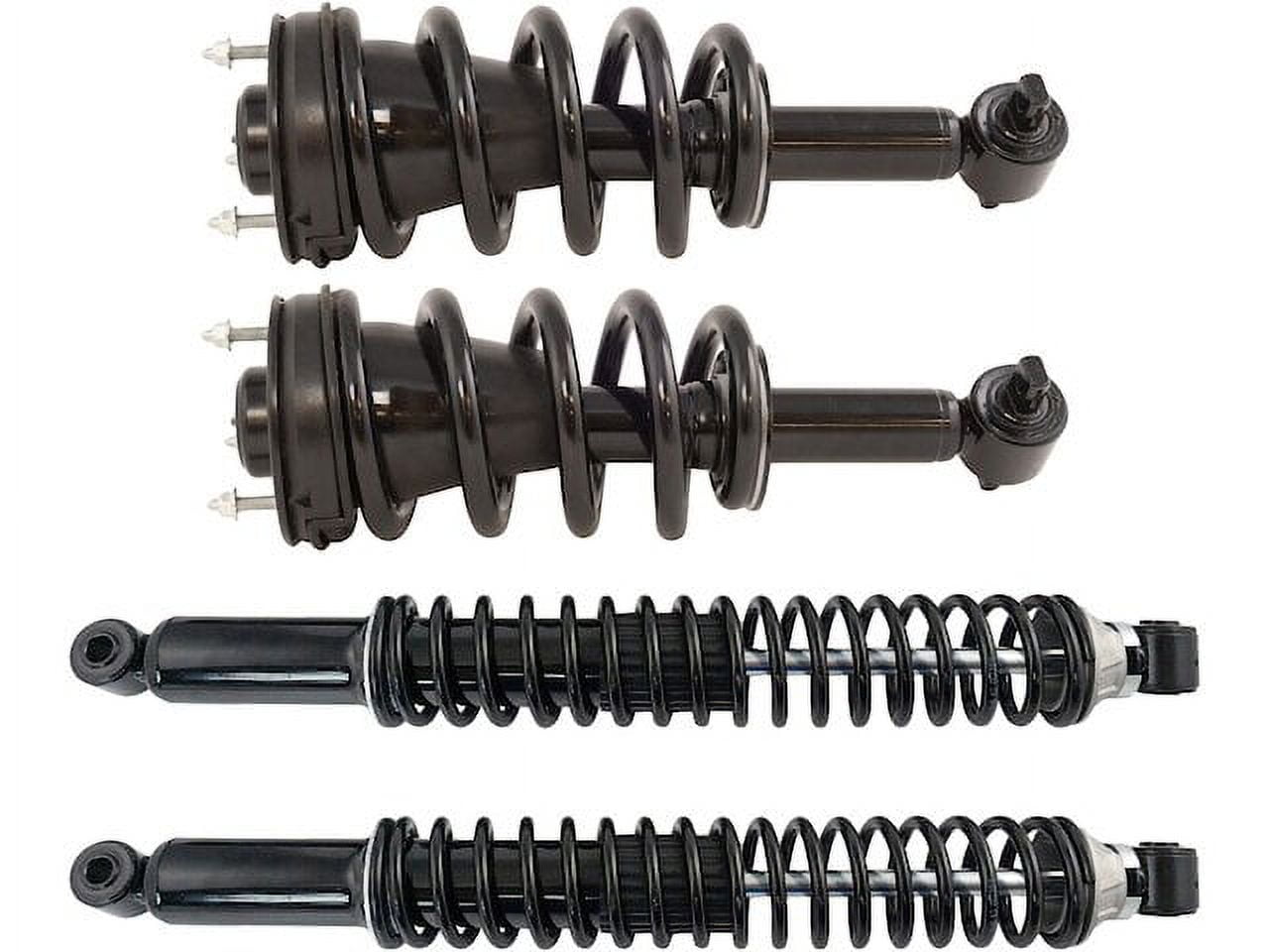 Front and Rear Shock Absorber and Coil Spring Assembly Set 4 Piece ...