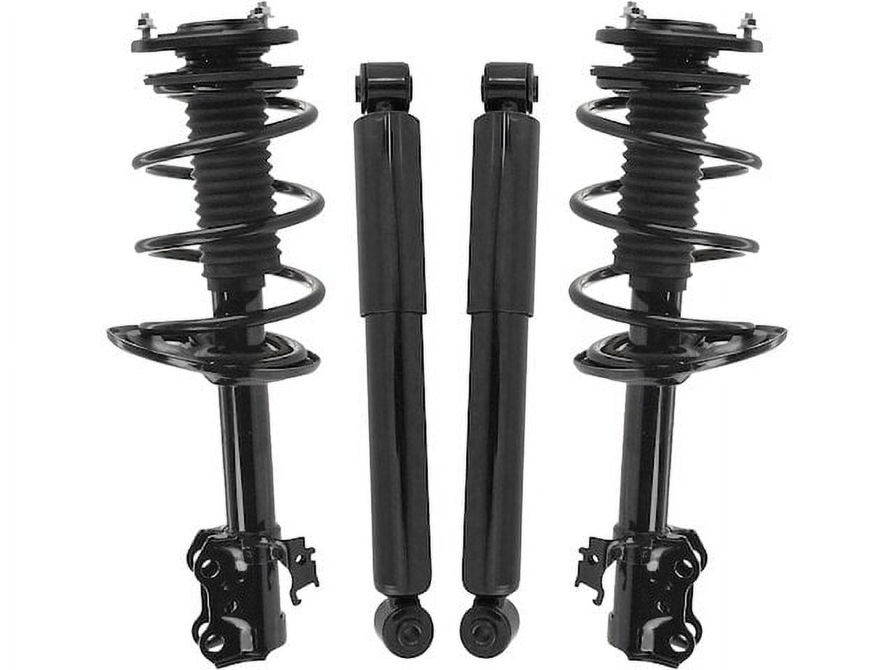 Front And Rear Shock Strut Coil Spring Kit 4 Piece Compatible With