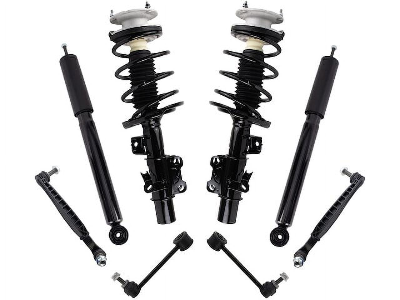 Front and Rear Shock Strut Coil Spring Sway Bar Link Kit 8 Piece ...