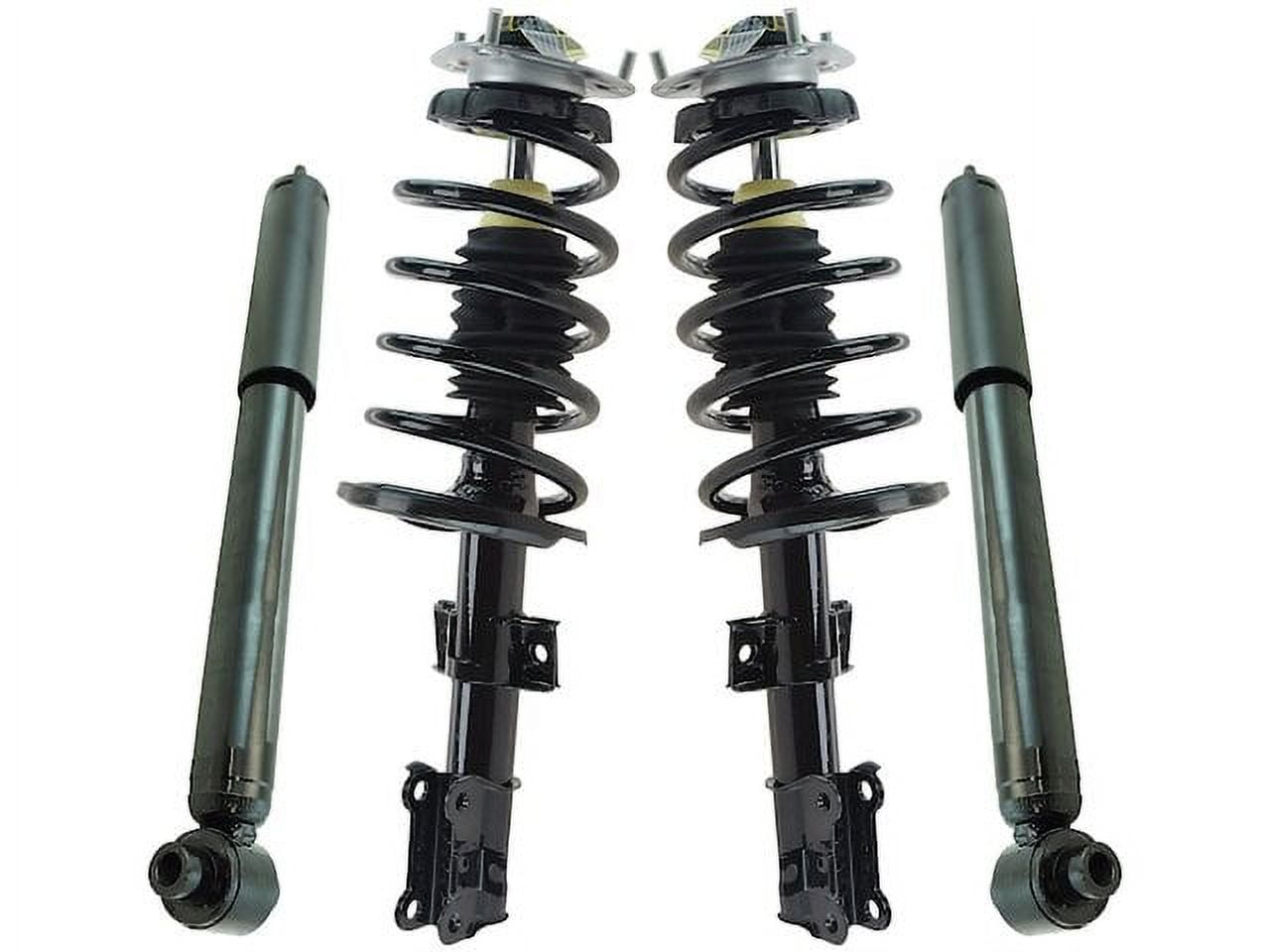 Front and Rear Shock Strut and Coil Spring Kit 4 Piece - Compatible ...