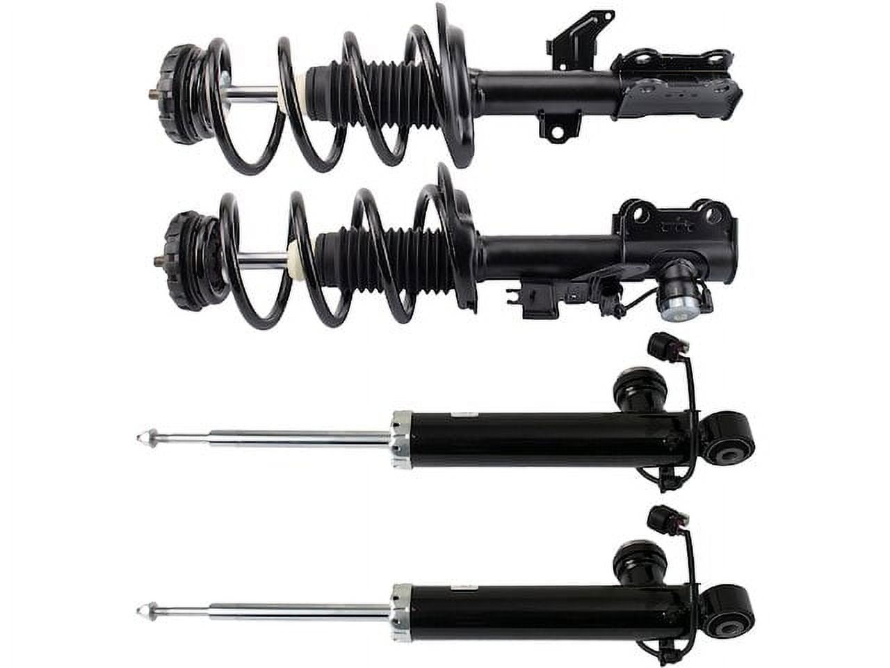Front and Rear Shock Strut and Coil Spring Kit 4 Piece - Compatible ...