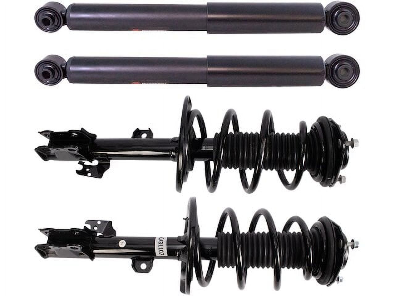 Front and Rear Shock Strut and Coil Spring Kit 4 Piece - Compatible ...