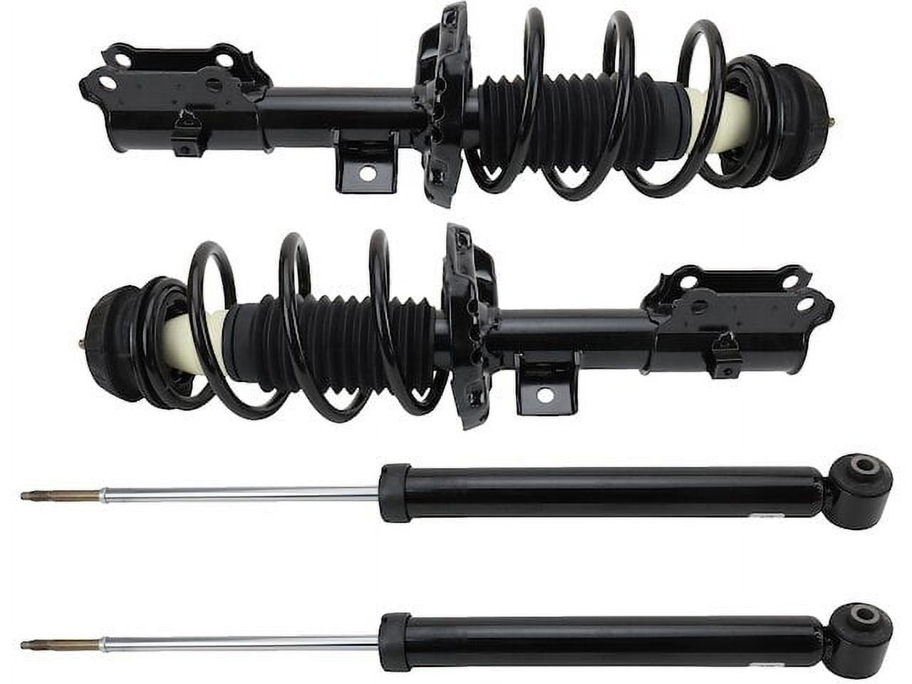 Front and Rear Shock Strut and Coil Spring Kit 4 Piece - Compatible ...