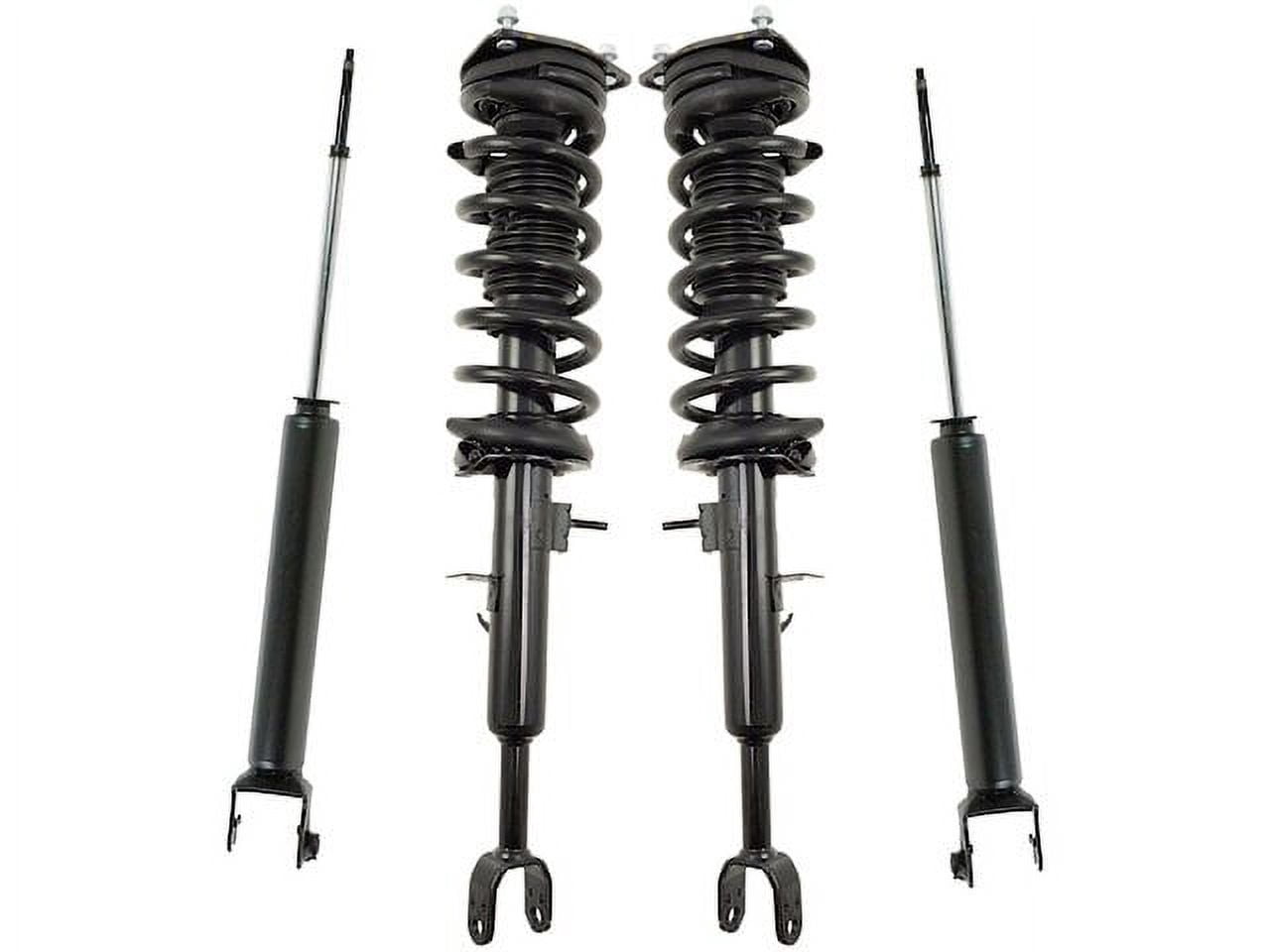 Front and Rear Shock and Coil Spring Kit - 4 Piece - Compatible with ...