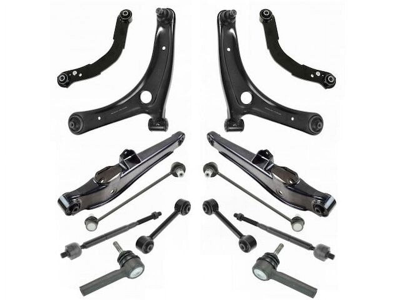 14-Piece Front & Rear Suspension Kit for 2007-2017 Jeep Patriot - Anti ...