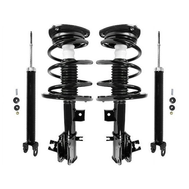 Front and Rear Suspension Strut and Shock Absorber Assembly 2 Piece Kit ...