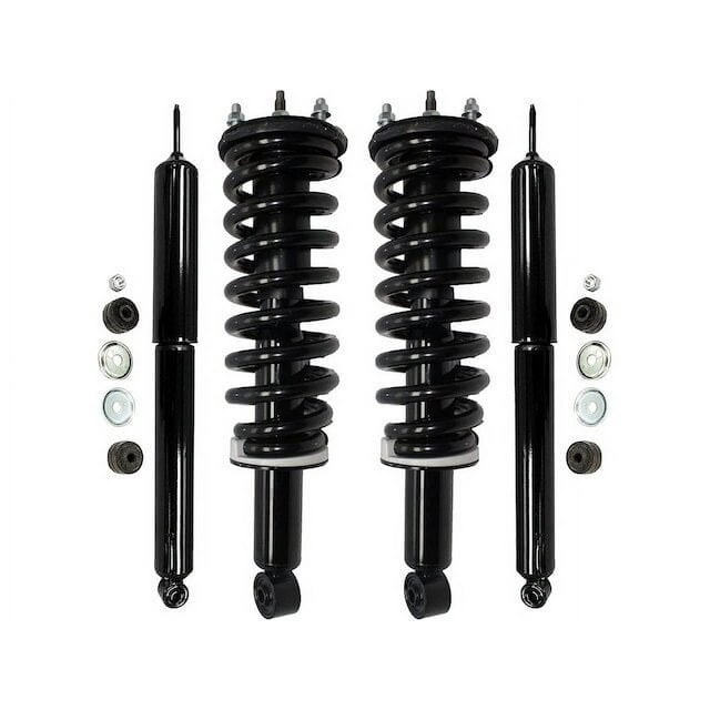 Front and Rear Suspension Strut and Shock Absorber Assembly Kit ...