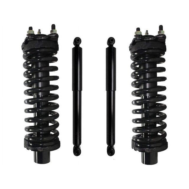 Front and Rear Suspension Strut and Shock Absorber Assembly Kit ...