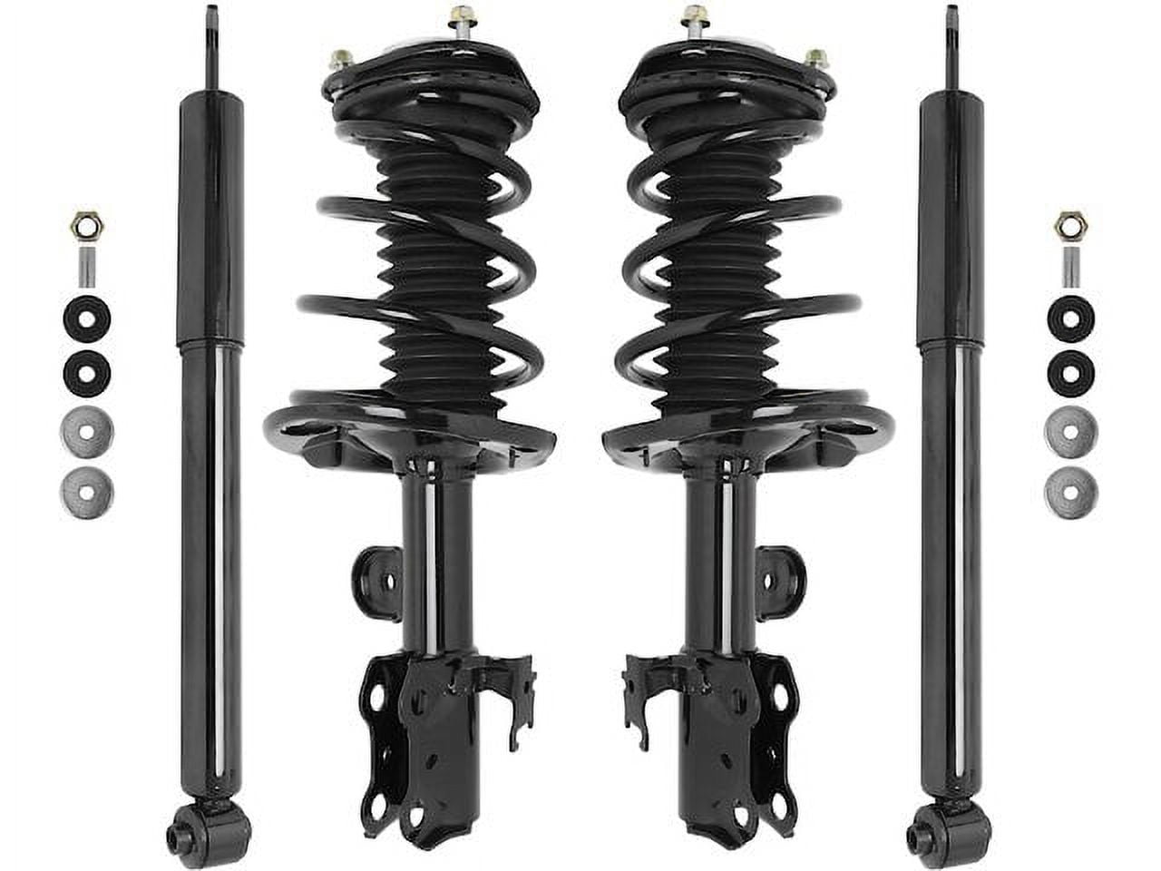Unity Automotive Front and Rear Suspension Strut Shock Absorber Kit ...