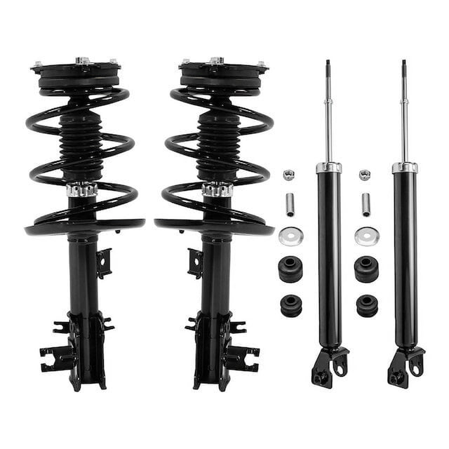 Front and Rear Suspension Strut and Shock Absorber Assembly Kit ...