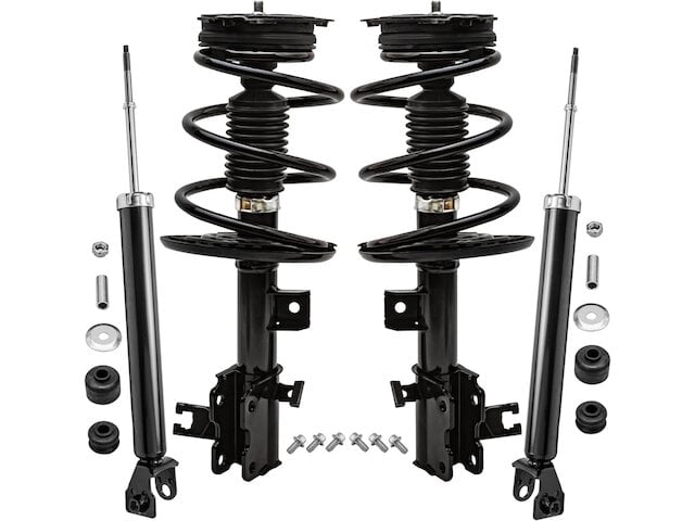 Front and Rear Suspension Strut and Shock Absorber Assembly Kit ...