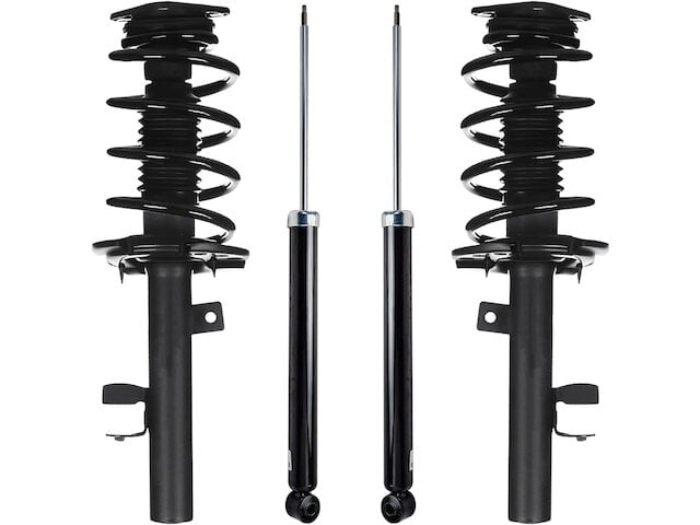 Front and Rear Suspension Strut and Shock Absorber Assembly Kit ...