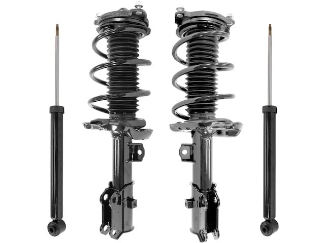 Front and Rear Suspension Strut and Shock Absorber Assembly Kit ...
