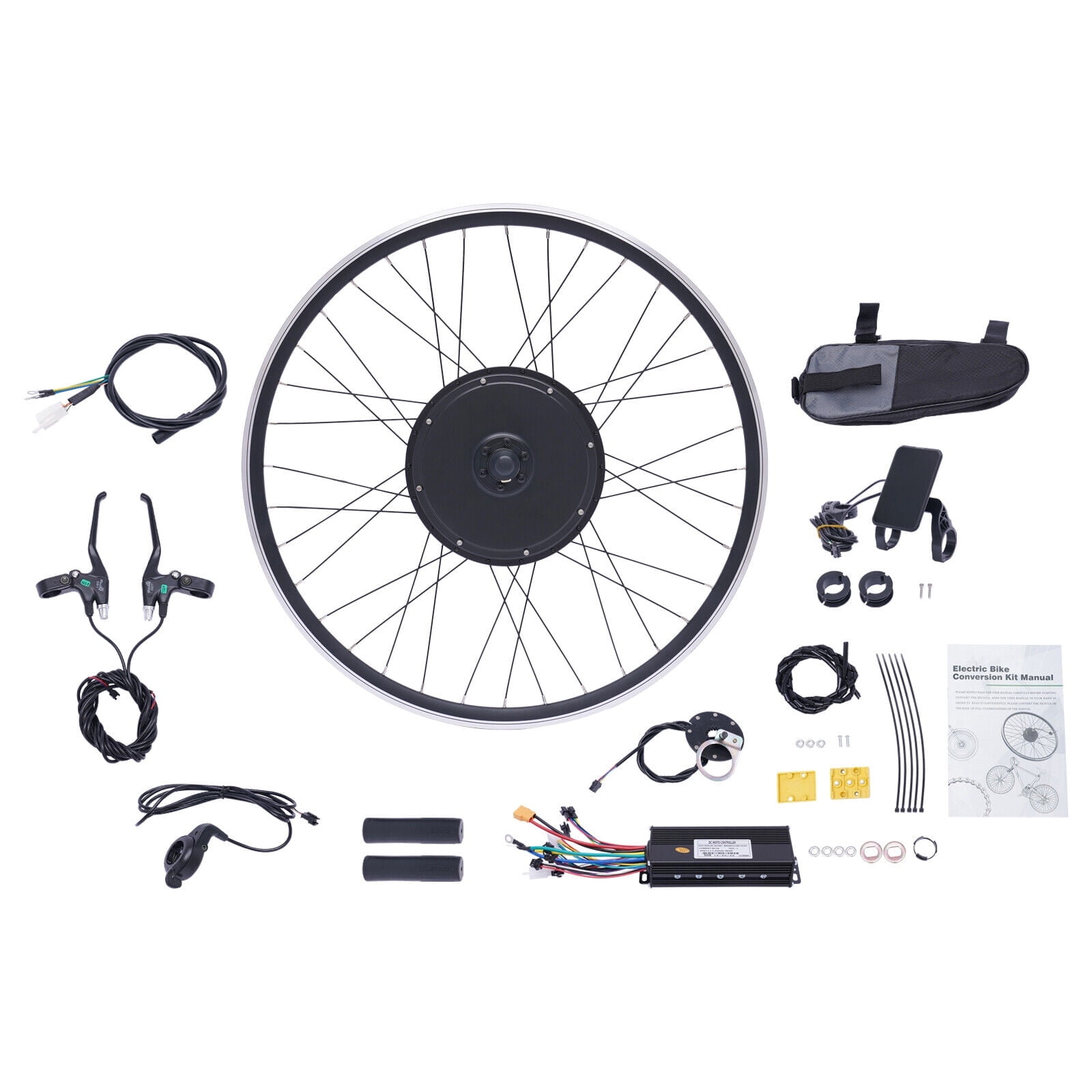Front and Rear Wheel Electric Bicycle Conversion Kit - Walmart.com