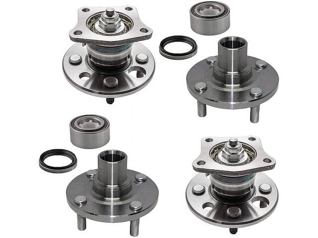 Front and Rear Wheel Hub Assembly Set - Compatible with 1998 - 2002 ...