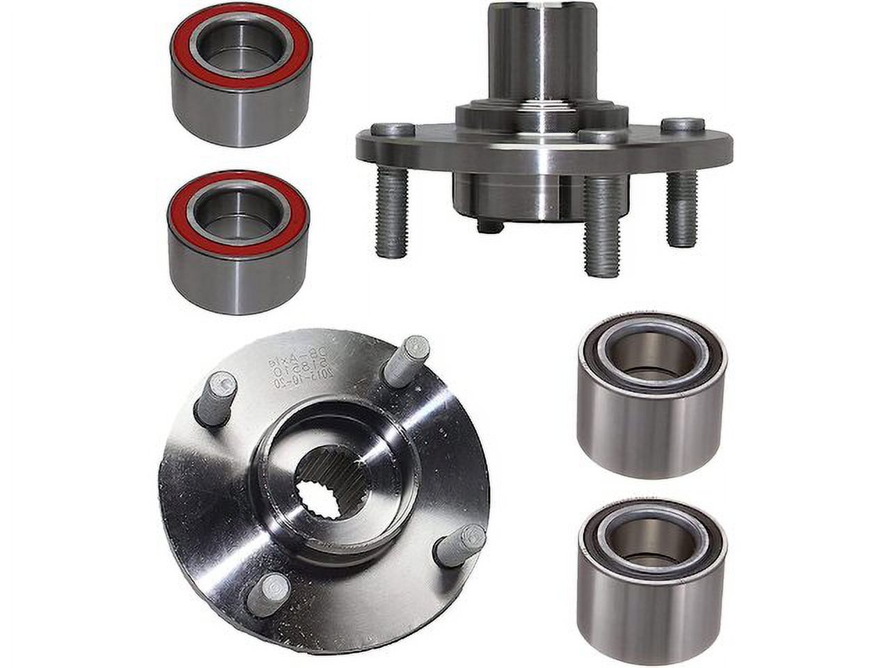Front and Rear Wheel Hub Assembly Set - Compatible with 2000 - 2008 ...