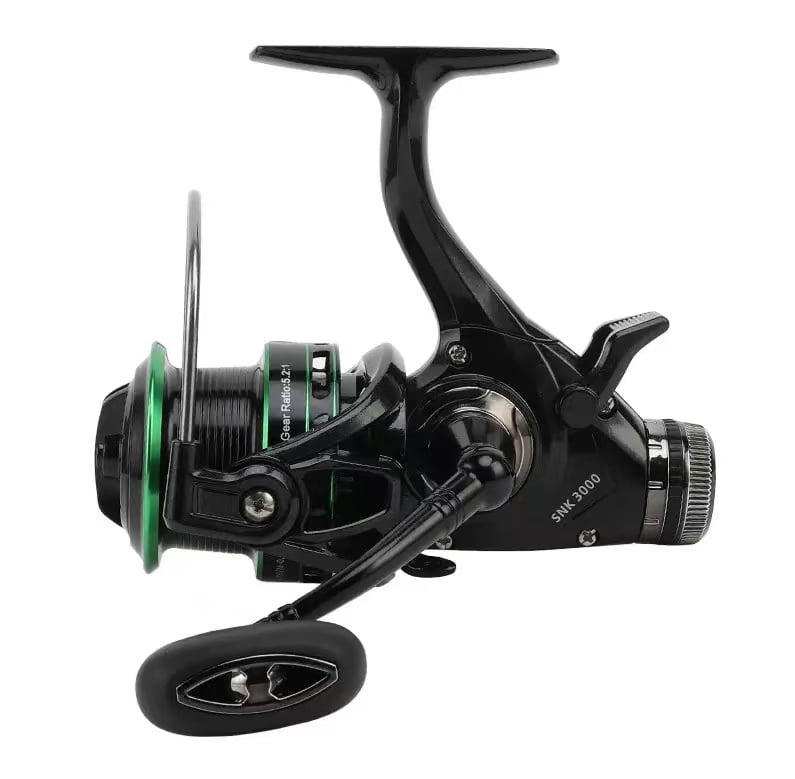 Front and rear brake dual release Speed ratio5.2:1 Fishing Reel ...