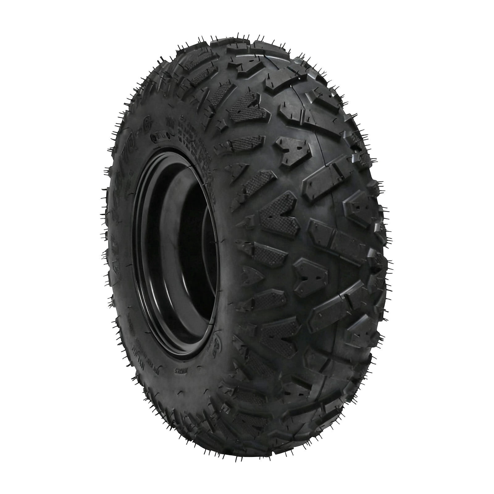 Front or Rear 145/70-6 ATV Go Kart Tires Wheels Rim 3 Lug Tubeless 50cc ...