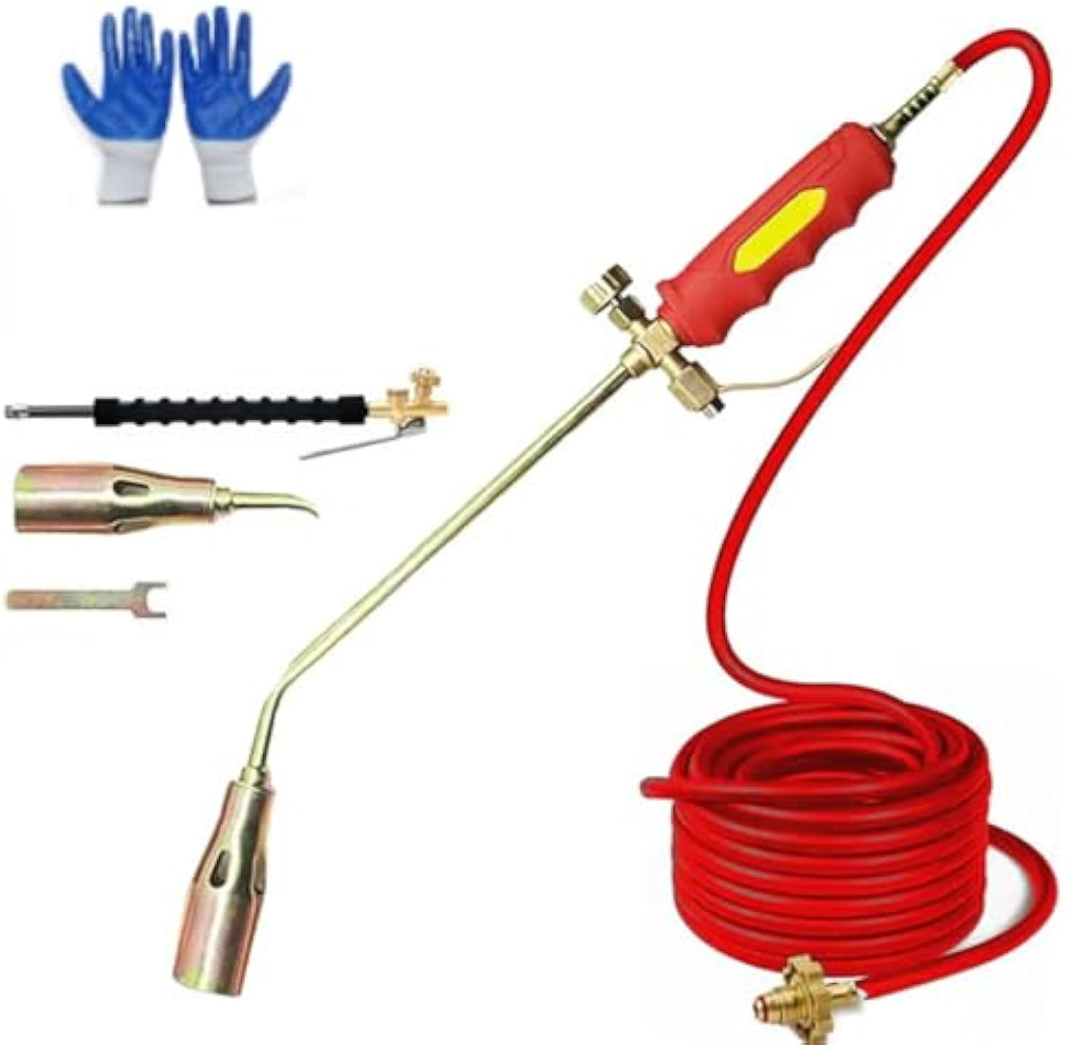 Frontaley Portable New Propane Torch Weed Burner Kit, Protectivemethod High Output Torch with ...