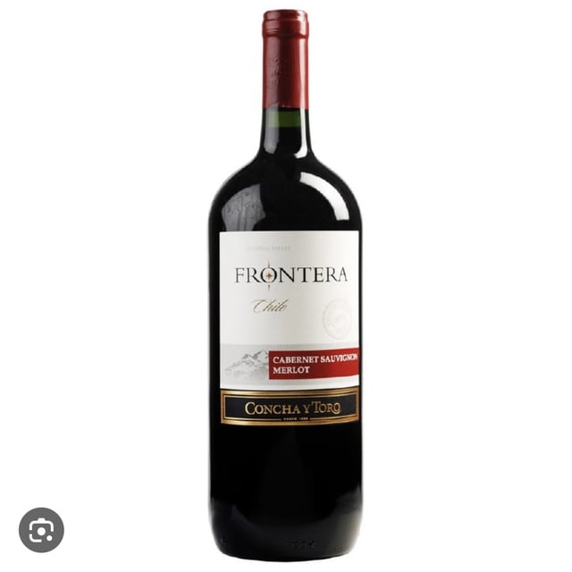 Frontera Cabernet Sauvignon/Merlot Red Wine Chile, 1.5 L Bottle, 12% ...