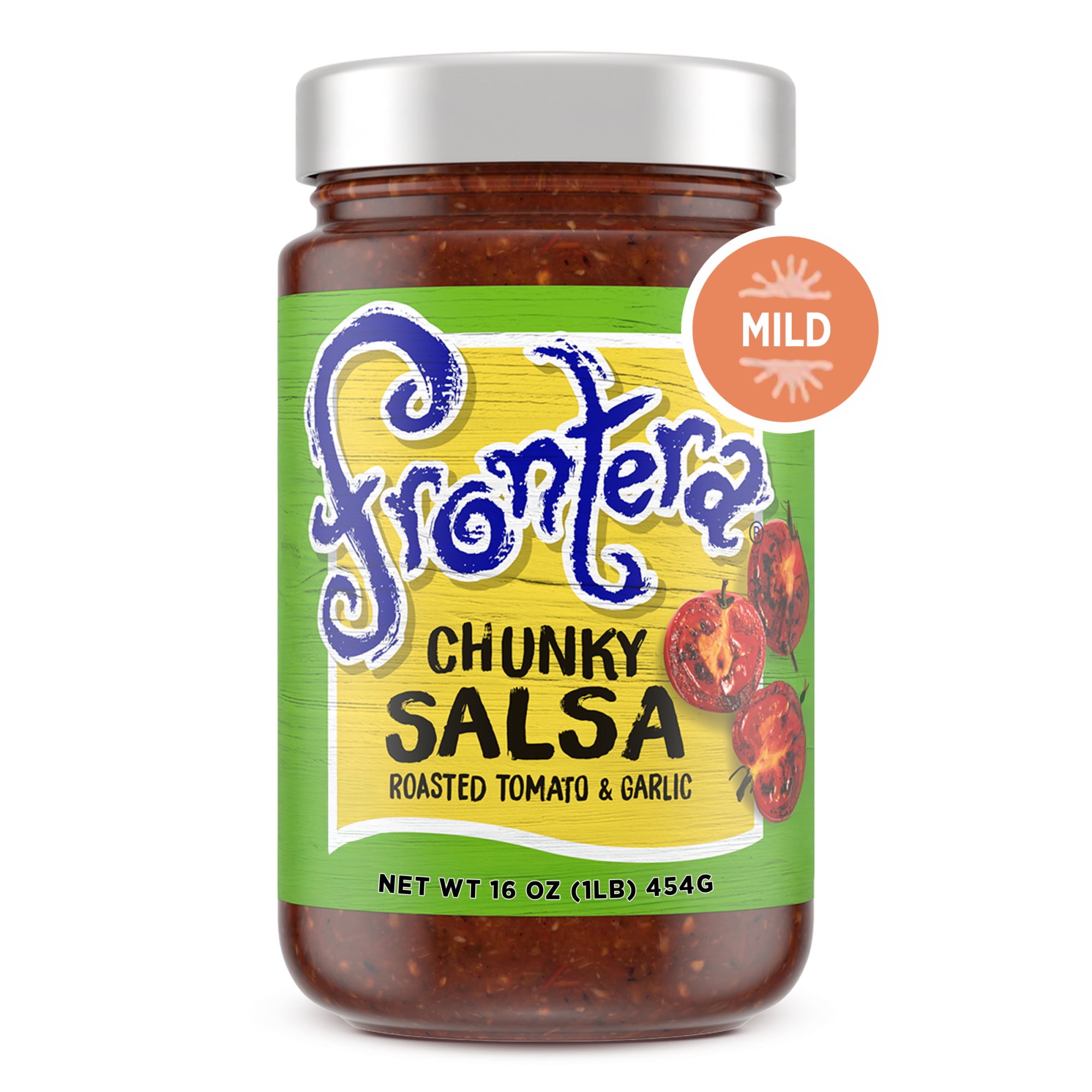 Frontera, Chunky Mild Salsa, 16 oz, Made with Fire-Roasted Tomatoes ...