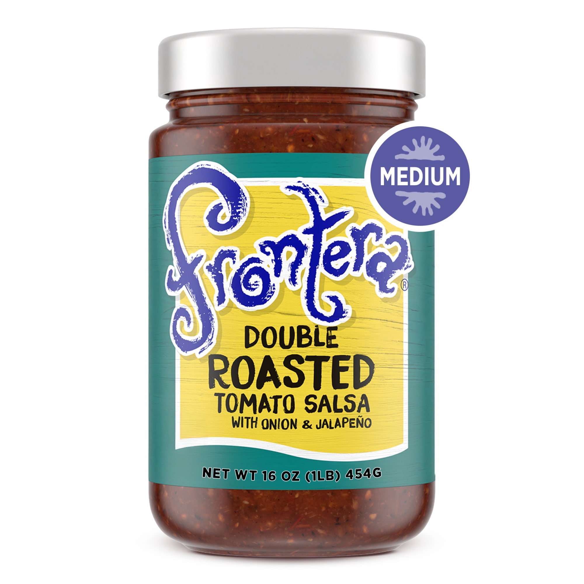 Frontera Double Roasted Tomato Salsa 16 oz, Spicy Mexican Salsa with ...