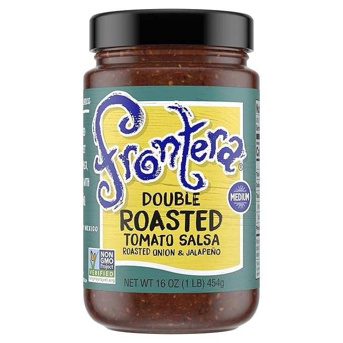 Frontera Gourmet Mexican Double Roasted Tomato Salsa, Medium, Keto ...