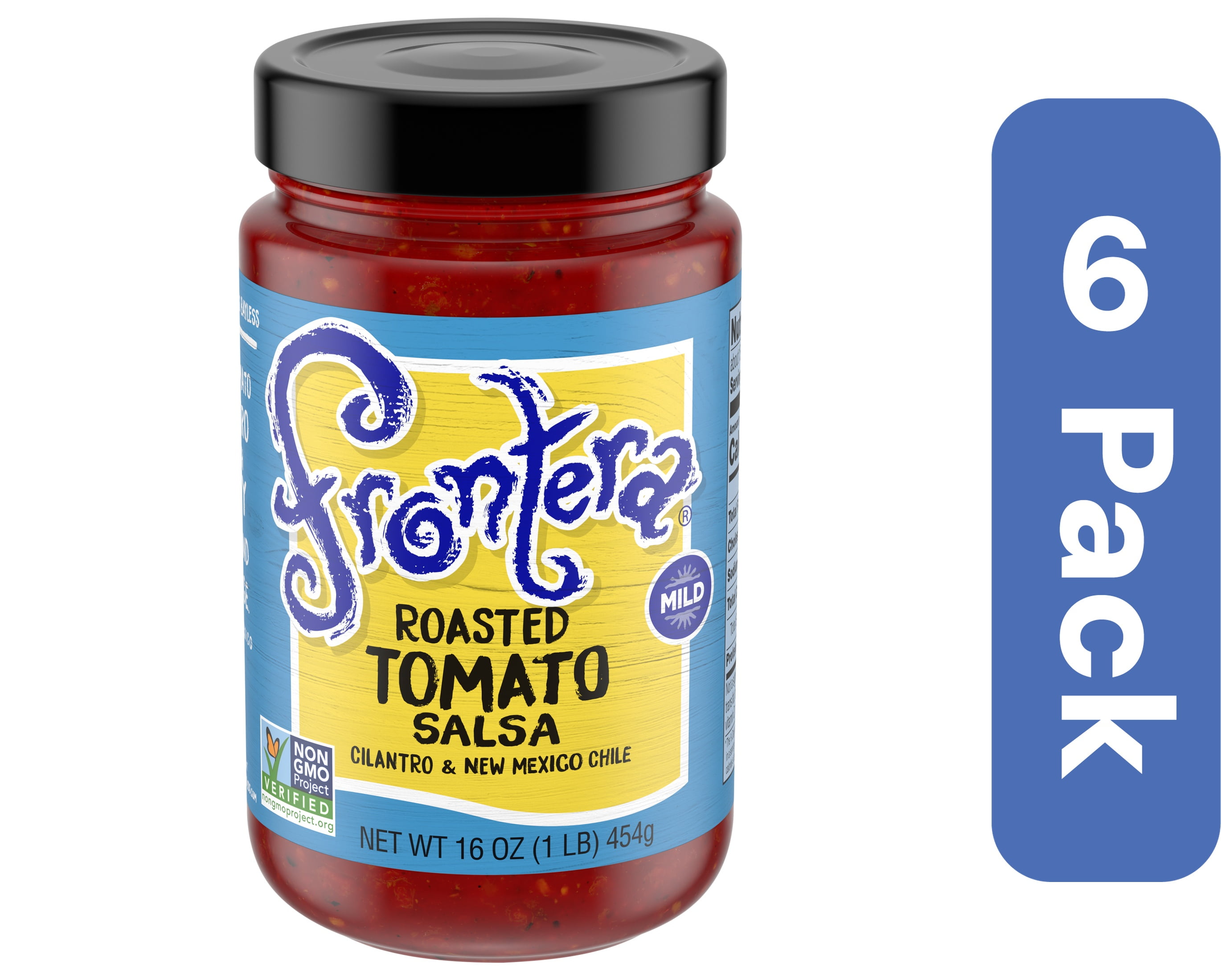 Frontera Mild Roasted Tomato Salsa 16 oz (Pack of 6) - Walmart.com