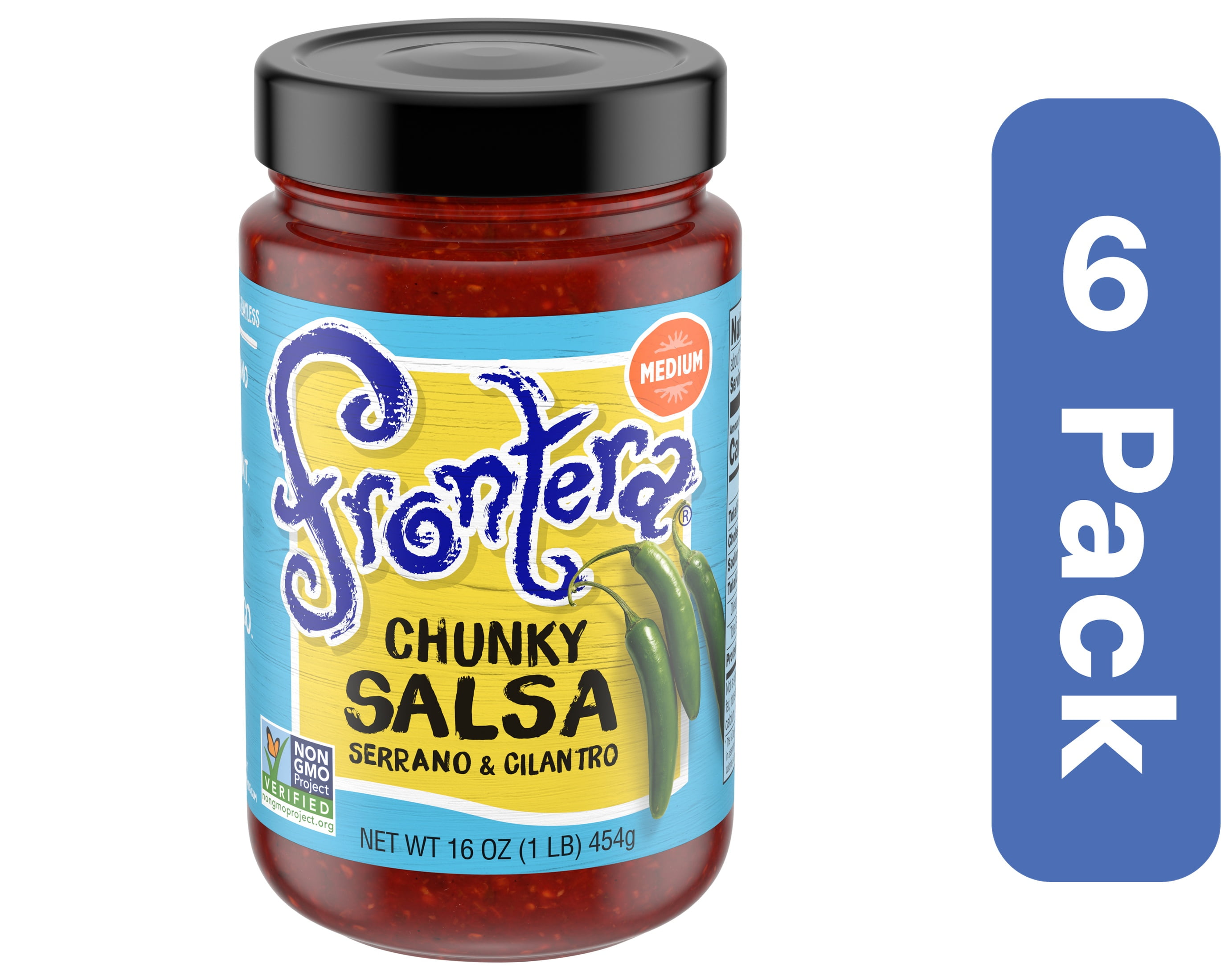 Frontera Salsa Medium Mexicana 16 oz (Pack Of 6) - Walmart.com