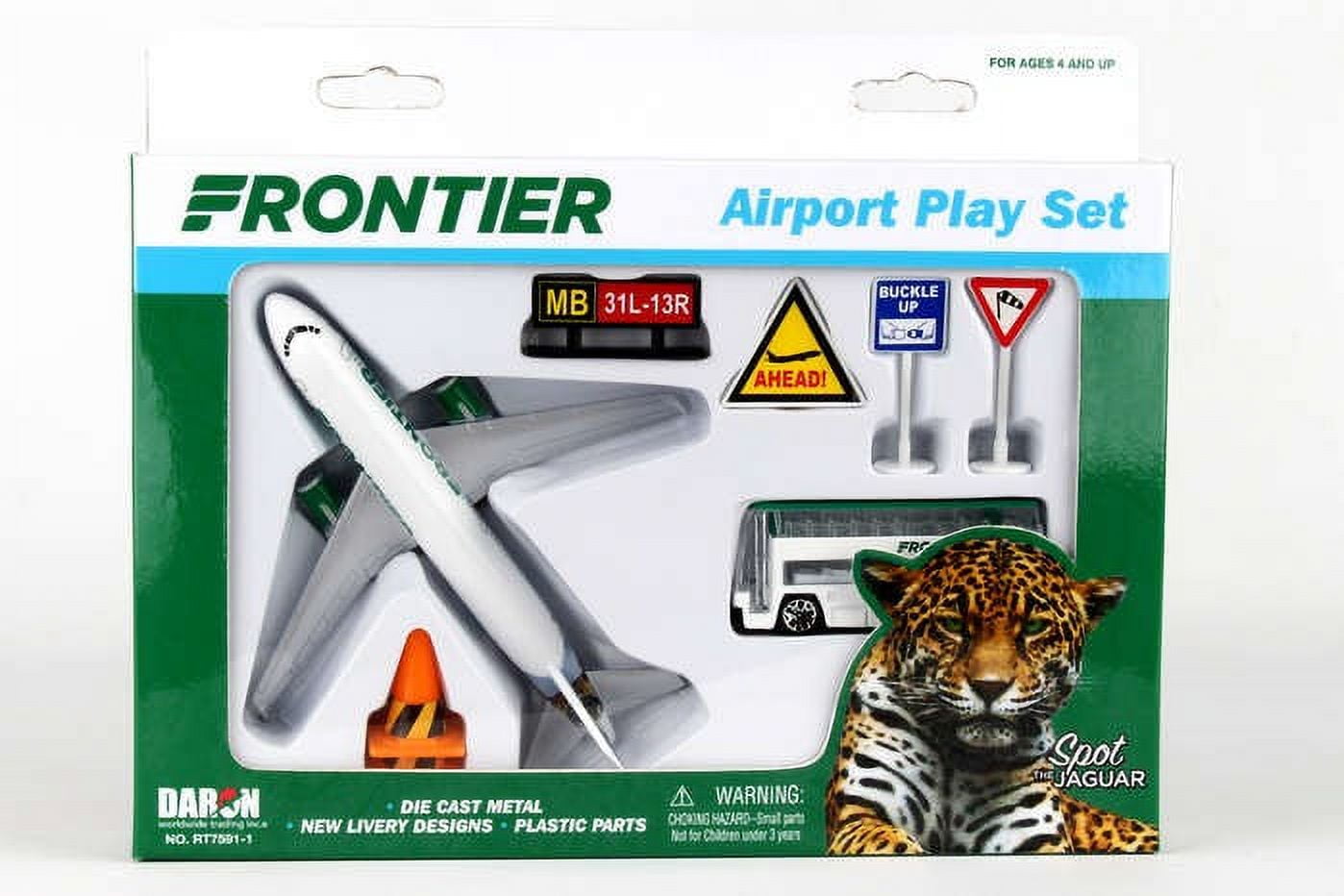 Frontier Airlines Die Cast Playset (10pc Set) - Walmart.com
