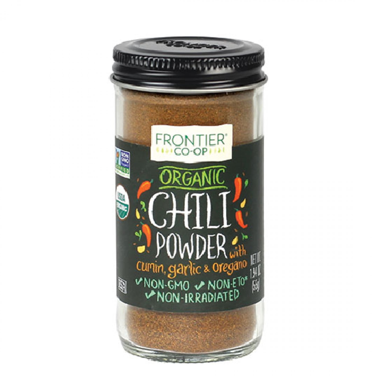 Frontier Chili Powder, Certified Organic, 1.94 Oz - Walmart.com