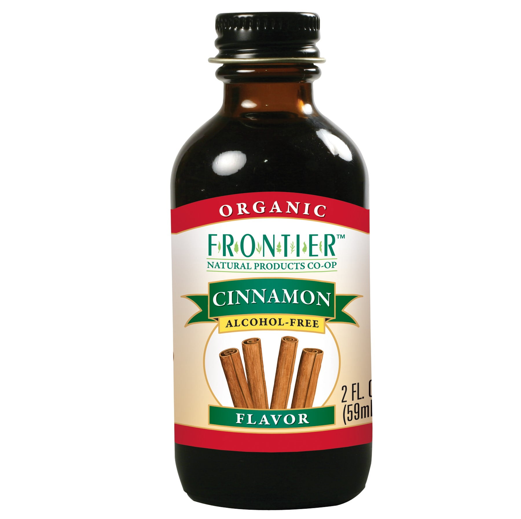 Frontier Cinnamon Flavor Certified Organic, 2 Oz Bottle - Walmart.com