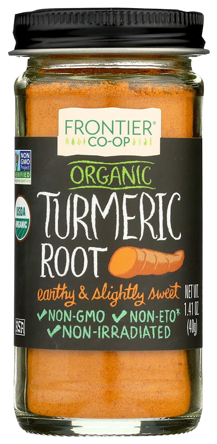 Frontier Co-Op Organic Turmeric Root Ground, 1.41 Ounce - Pack Of 2 ...