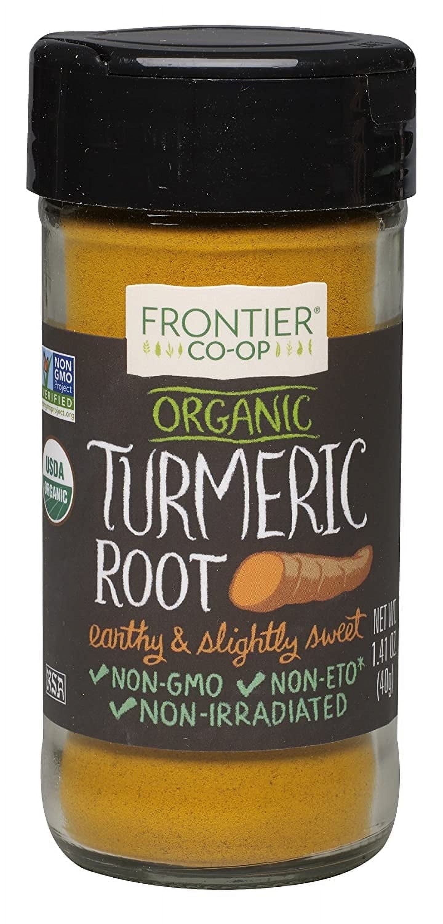 Frontier Co-Op Organic Turmeric Root Ground 1.41 oz Pack of 3 - Walmart.com