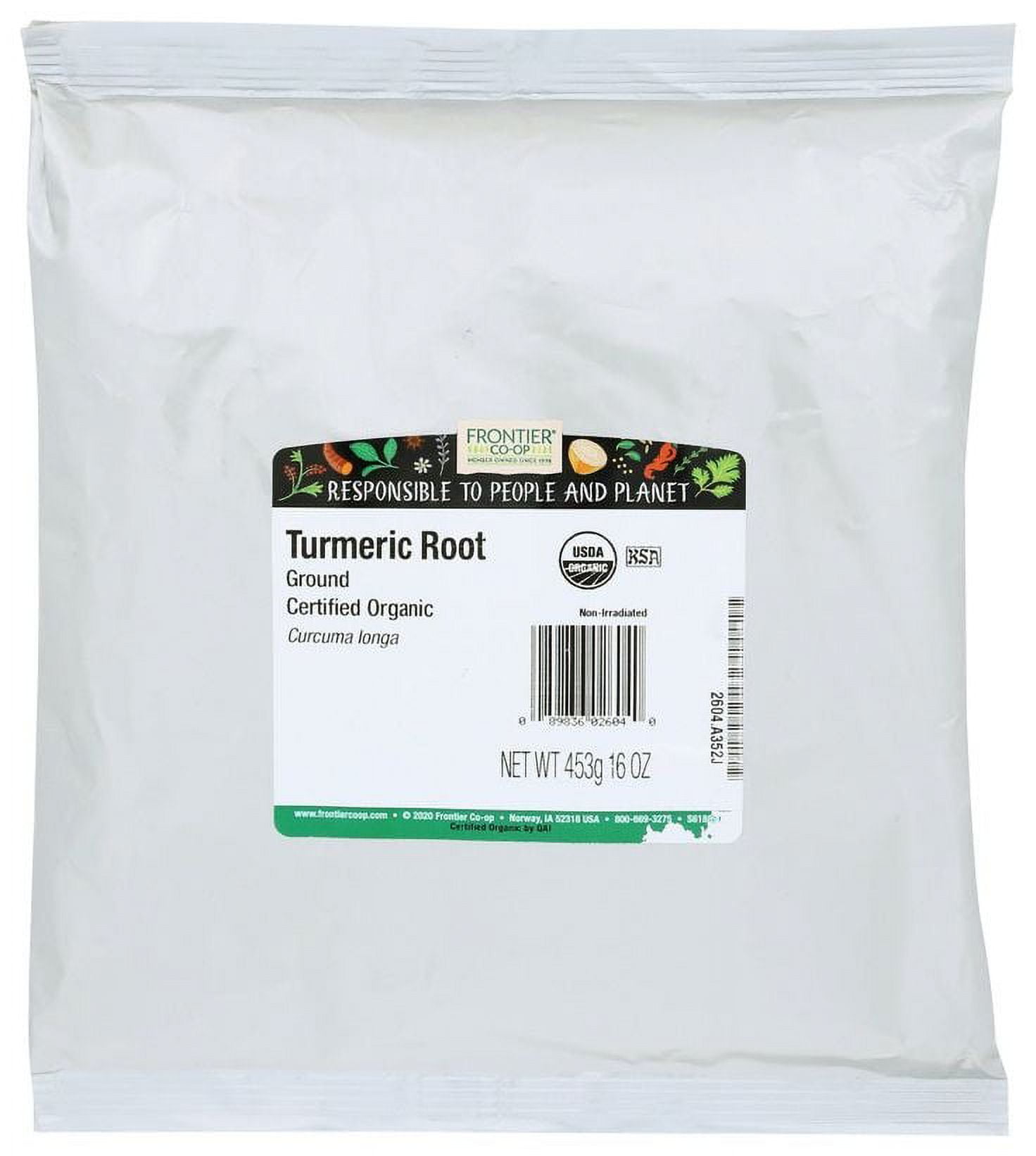 Frontier Co-op Turmeric Root, Whole, 16 oz - Walmart.com
