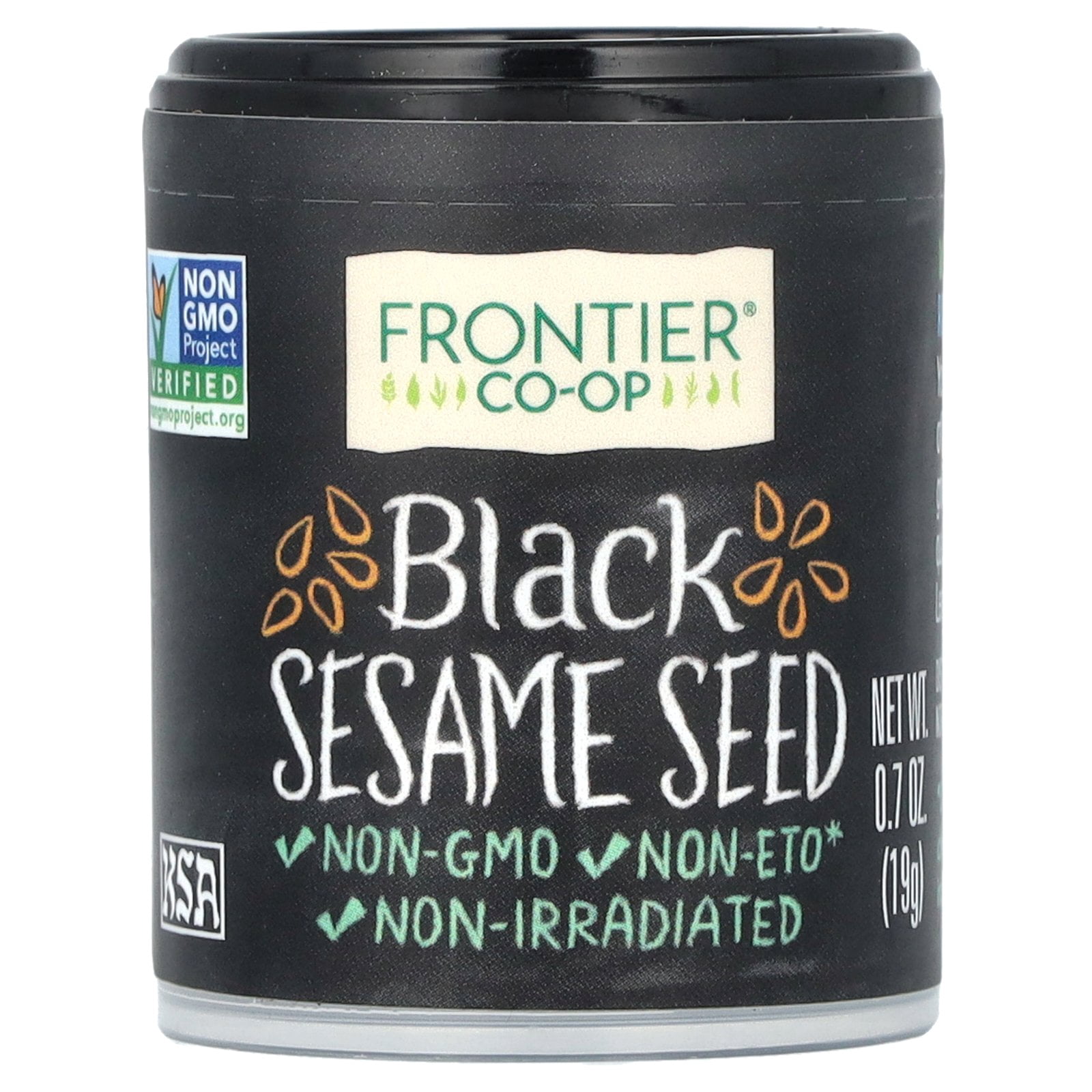 Frontier Co-op 66017 Black Sesame Seed 0.7 oz. - Walmart.com